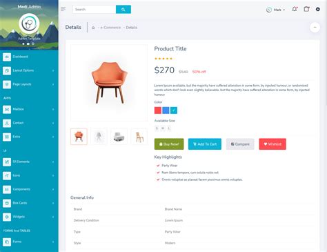 Medi Creative Bootstrap Admin Templates With UI Framework