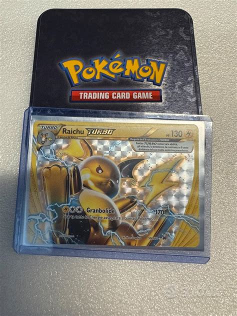 Carta Pokemon Raichu Turbo 50162 Ita Turbo Blitz Collezionismo In