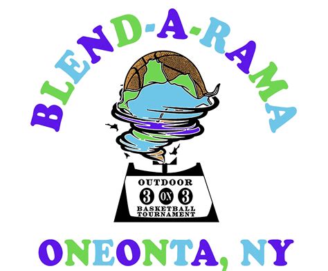 3rd Annual Blend A Rama 3 On 3 Basketball Tournament Oneonta NY Blendos