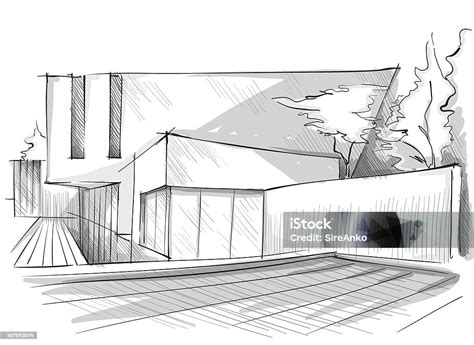 Architecture向量圖形及更多住宅區圖片 住宅區 住宅建築 創作性 Istock
