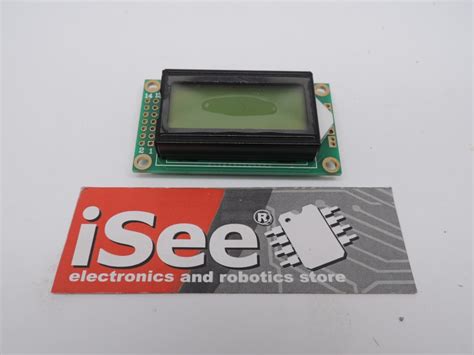 Character Lcd 8x2 2x8 0802 Green Color Warna Hijau Backlight Karakter