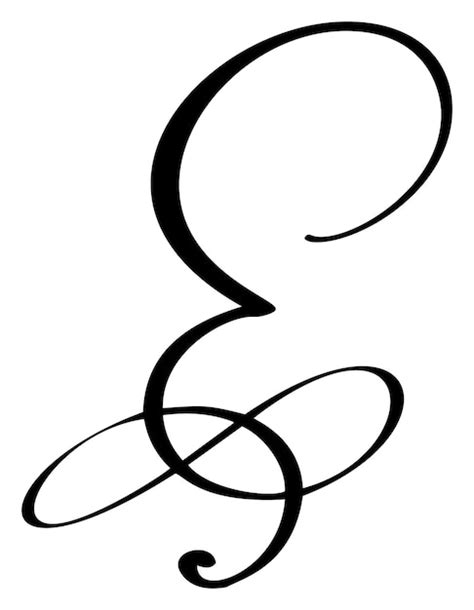 Caligrafía Vectorial Letra Dibujada A Mano Logotipo E Fuente De
