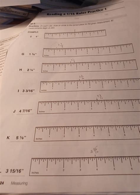 Solved Reading A 116 ﻿ruler Practice 1art Iioirections On