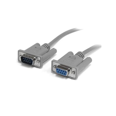 StarTech Cable de Módem Nulo Serie RS232 DB9 Hembra a Macho de 3m