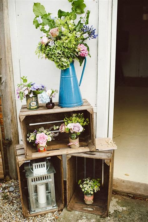 Beautiful Bridal Rustic Wedding Ideas Wooden Crates