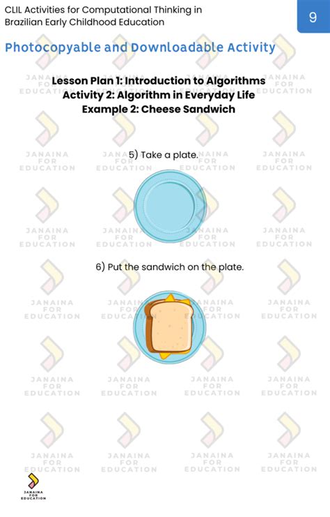 Fun Lesson Plan About Logics Algorithms For Year Olds Aligned With