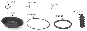 100-3519209-51У Ремкомплект энергоаккумулятора тип 24 вездеход (7 наим ...