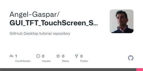 Github Angel Gasparguitfttouchscreenstm32 Github Desktop
