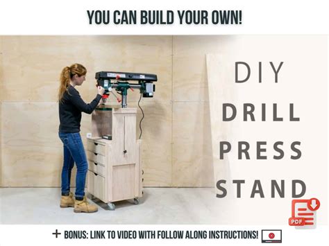 Bench Top Drill Press Stand Plans