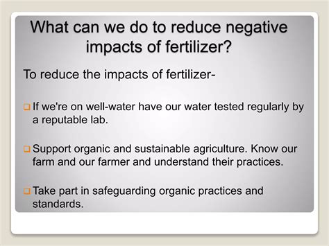 Basics Of Fertilizer And Its Impact On The Pptx