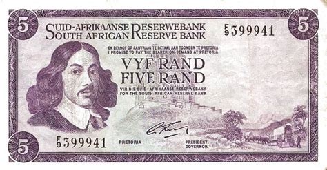 Banknote 5 Rand South Africa Foronum