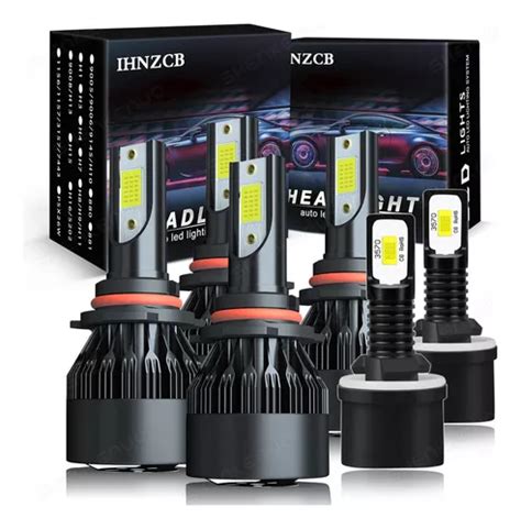 Kit De Lâmpada De Farol Led Para Captador Chevrolet S10 Parcelamento Sem Juros
