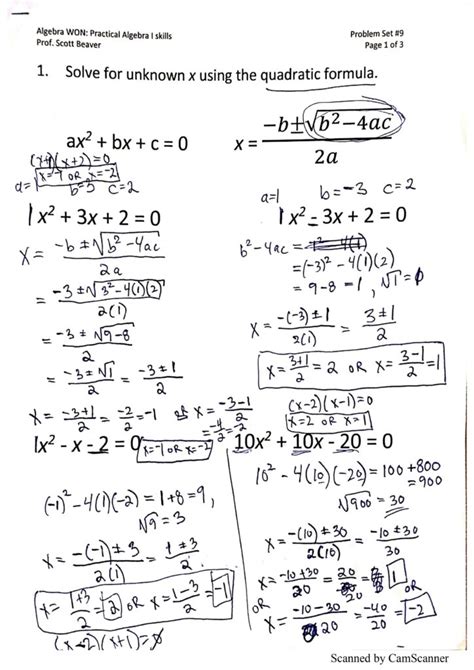 Free Algebra 1 Worksheet Answers Download Free Algebra 1 Worksheet Answers Png Images Free