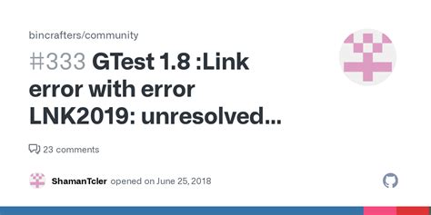 Gtest Link Error With Error Lnk Unresolved External Symbol Std Reverse Trivially