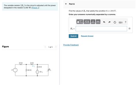 Solved The Variable Resistor R In The Circuit Is Adjusted Chegg