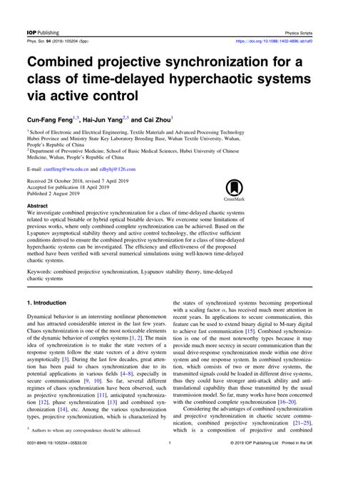 Combined Projective Synchronization For A Class Of Time Delayed Hyperchaotic Systems Via Active