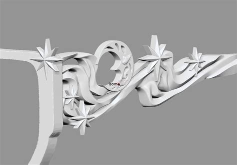 Bayonetta 3 Eyeglass Frames 3dmodel For Cosplay 3d Model 3d Printable