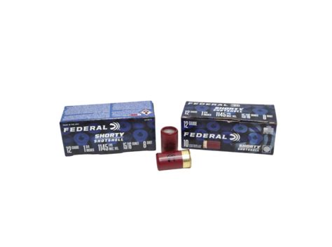 Federal Shorty 12 Gauge 8 Shot 1 3 4 Shell 10 Ct Box