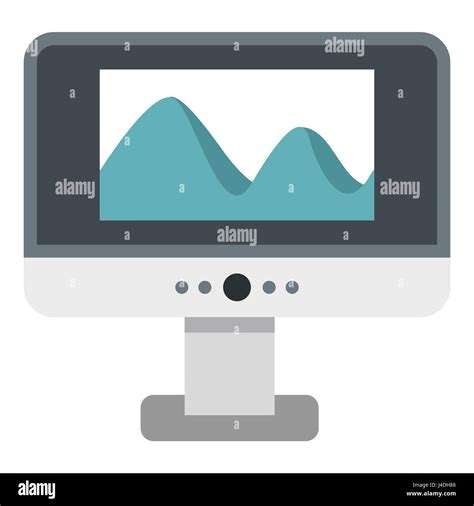 Computer Icon Flat Style Stock Vector Image Art Alamy