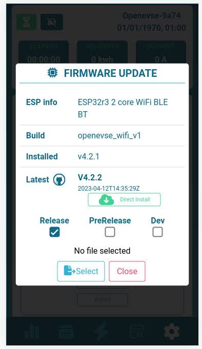 Openevse Esp Gateway Etherent Firmware Update V422 Ota Broken Openevse Openenergymonitor