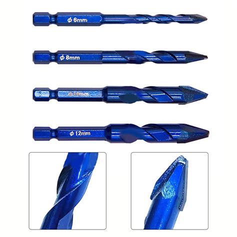 Lsar ดอกสว่าน 6 12 มม 1 ชิ้นเจาะคาร์ไบด์สําหรับกระเบื้องโลหะไม้กระจก