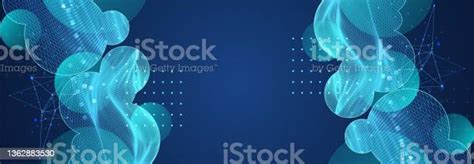 현대 과학 또는 기술 추상적 배경 와이어프레임 스팟 표면 그림입니다 벡터 0명에 대한 스톡 벡터 아트 및 기타 이미지 0명 3차원 형태 가상현실 Istock