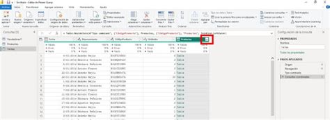 Combinar Consultas En Power Query