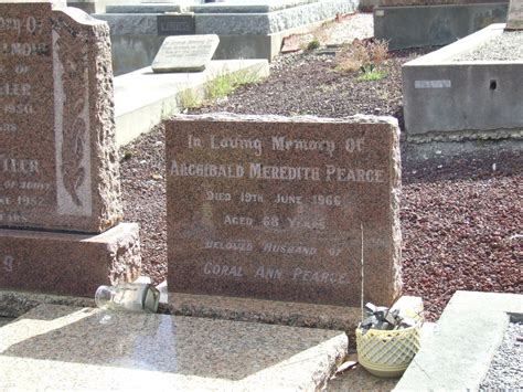 Archibald Meredith Pearce 1898 1966 Find A Grave Memorial