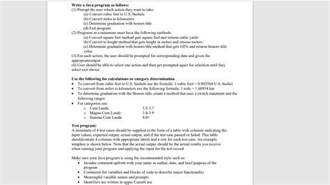 Write A Java Program As Follows 1 Prompt The User