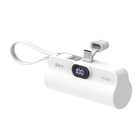 스카이 필 2in1 Led 도킹형 미니 보조배터리 5000mah 2type3colors X13 Frisbee