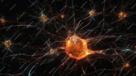 Premium Photo Complex Neural Network In The Brain Depicting The Connections Between Neurons
