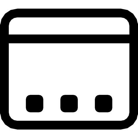 Window Dock Vector SVG Icon SVG Repo