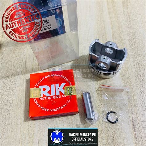Piston Kit Set Mm Pin Forged Flat Blank Type Wave XRM RS Fury Soul I Beat Racing Monkey