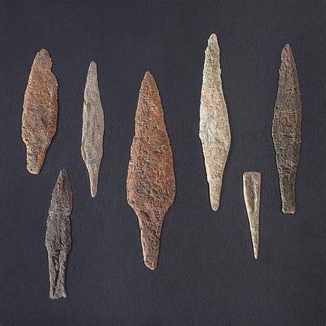 Copper Projectile Points From The Collection Of Roger Buzzy Mussatti
