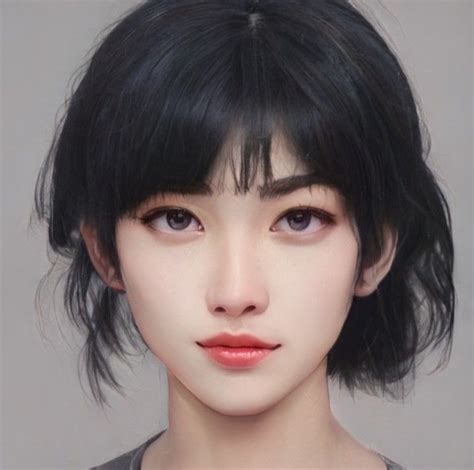 Artbreeder Asian In Digital Art Girl Character Portraits Digital Portrait Illustration