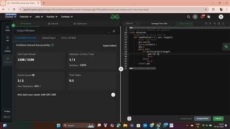 Gfg160 Geekstreak2024 Geeksforgeeks Geeksforgeeks Codingjourney