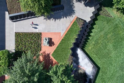 Muir And Openwork Create Mist Filled Chasm At National Gallery Of