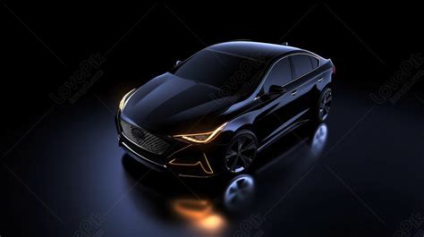 3d 렌더링된 브랜드리스 현대 세단 최첨단 디자인과 메탈릭 블랙 마감 리스 배경 자동차 로고 배경 3d 현대 배경 이미지 Hd 리스 자동차 로고 3d 현대 배경