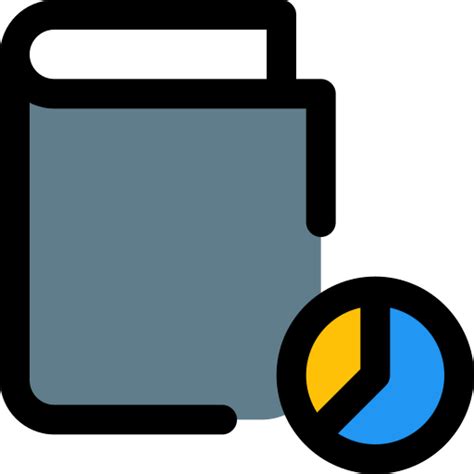Pie Chart Pixel Perfect Lineal Color Icon