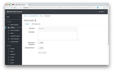 Chapter Admin Console Access Control And Permissions Red Hat Single