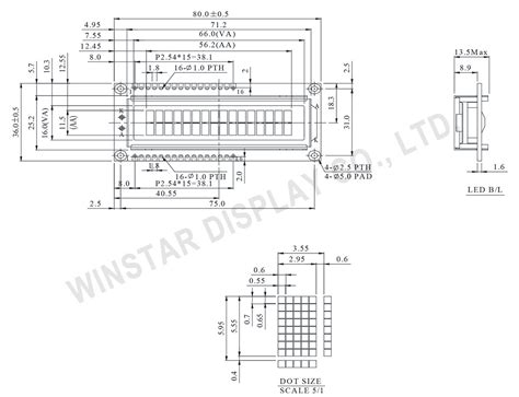 Pantalla Lcd De X Display De X Lcd De X Winstar Display