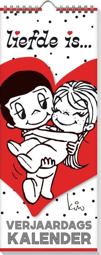 Verjaardagskalender Liefde Is 13 X 33 Cm