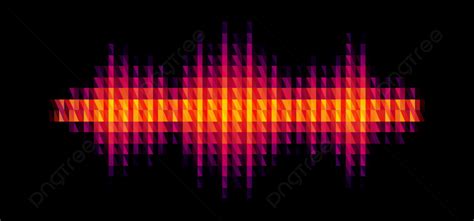 帶有三角形濾光器的音頻或音樂紅色閃亮聲音波形 帶有彩色三角形 用於派對海報或醫療設備封面 文摘 隊員 音訊背景圖片和桌布免費下載