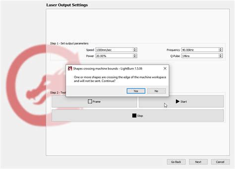Bug Cannot Calibrate 50x50 Galvo Lens Lightburn Software Questions