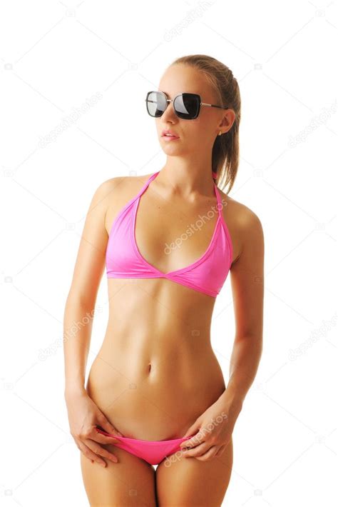 Mujer Bronceada Sexy En Bikini Fotografía De Stock © Haveseen 6455571