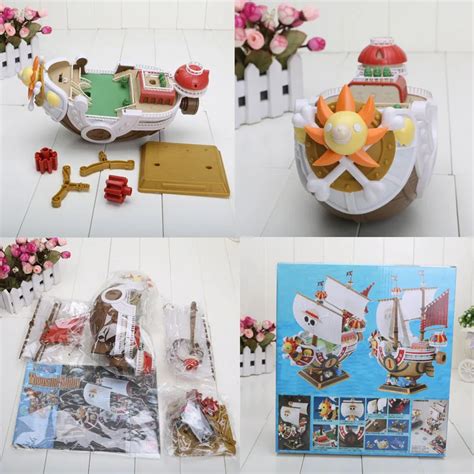 35cm One Piece Thousand Sunny Pirate Ship Model PVC Action Figure Toy