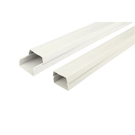 Fire Retardant 2 Compartment Pvc Trunking 100 X 40 Size Pvc Trunking