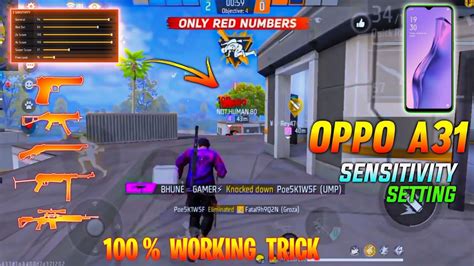 Free Fire Headshot Setting 2024 Oppo A31 Headshot Setting Sensihud
