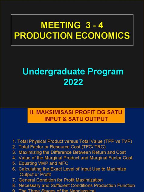 Pertemuan 3 4 Max Profit One Inpu One Output Edit Pdf