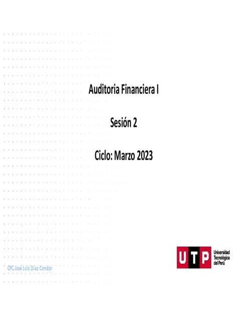 S01s2 Perfil Y Responsabilidad Del Auditor Pdf Auditoría Contralor